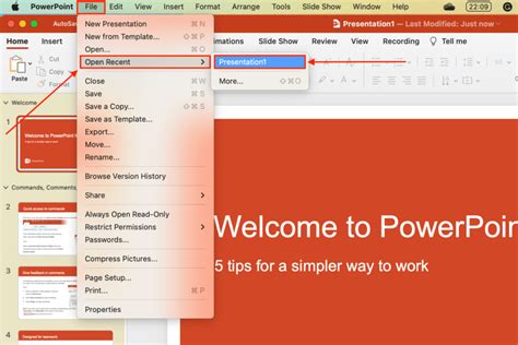 How To Recover Deleted Or Unsaved PowerPoint File On A Mac