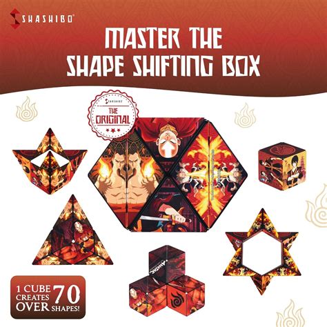 Repop Ts Shashibo Avatar The Last Airbender Fire Shape Shifting Box