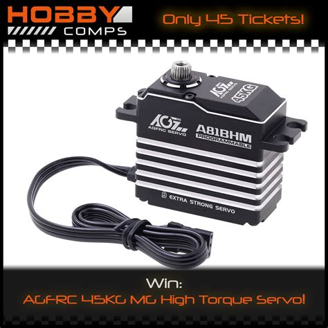 AGFRC A81BHMW 45KG Monster Torque 0 085s High Speed WP Digital Brushless Servo Hobby Comps