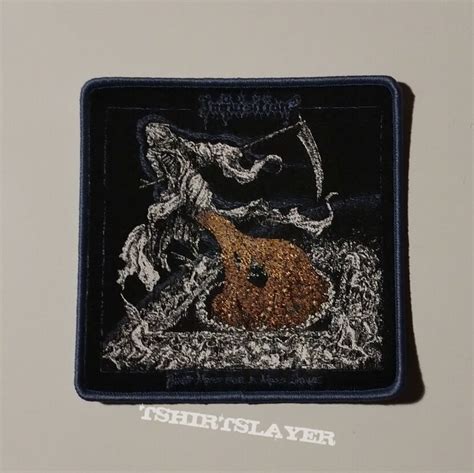 Inquisition Black Mass For A Mass Grave Classic Artwork Patch Blue Border Tshirtslayer