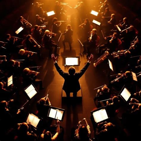 Free Conductor Commands Orchestra Photo Orchestra Conductor