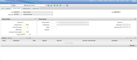 Maximo Reorder Calculation