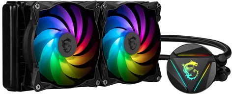 Buy Msi Mag Series Coreliquid 240r Argb Cpu Liquid Cooler Aio Rotatable Blockhead Design