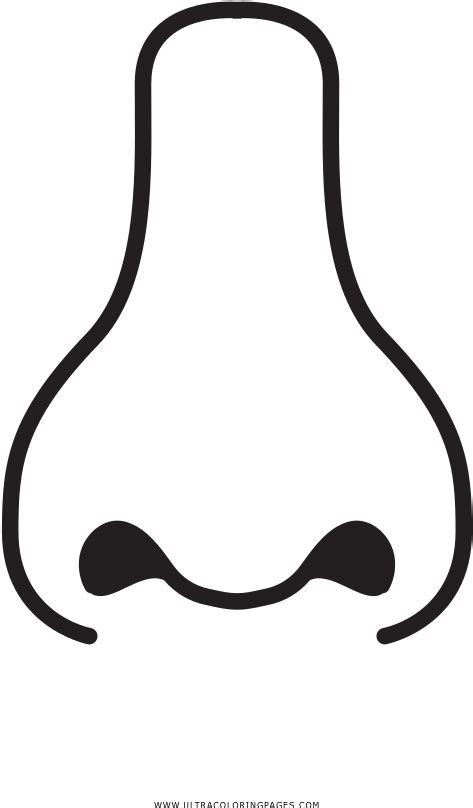 Nose Coloring Page Printable