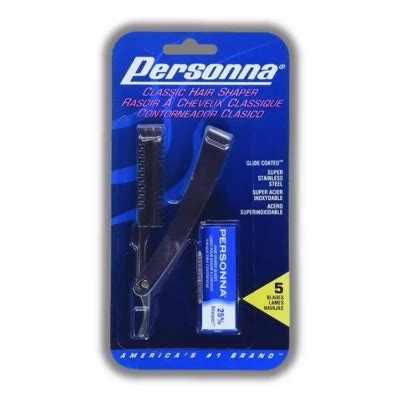 Personna Classic Hair Shaper Razor With 1 Tuck Of 5 Stainless Steel