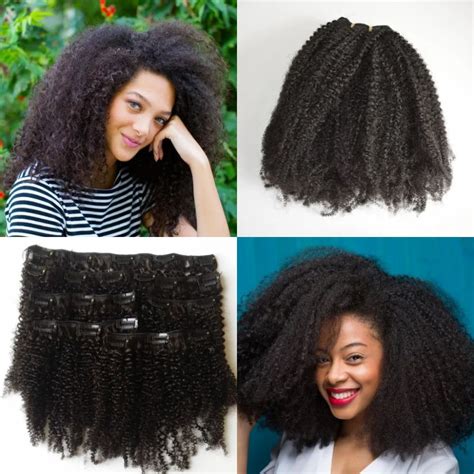 2016 New Fashion Clip In Human Hair Extensions 7pcsset Natural Black