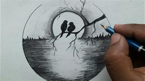 Simple Pencil Sketches Of Nature For Beginners
