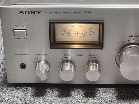 Yahoo オークション Sony Ta F4 プリメインアンプ 動作確認済 （ジャ