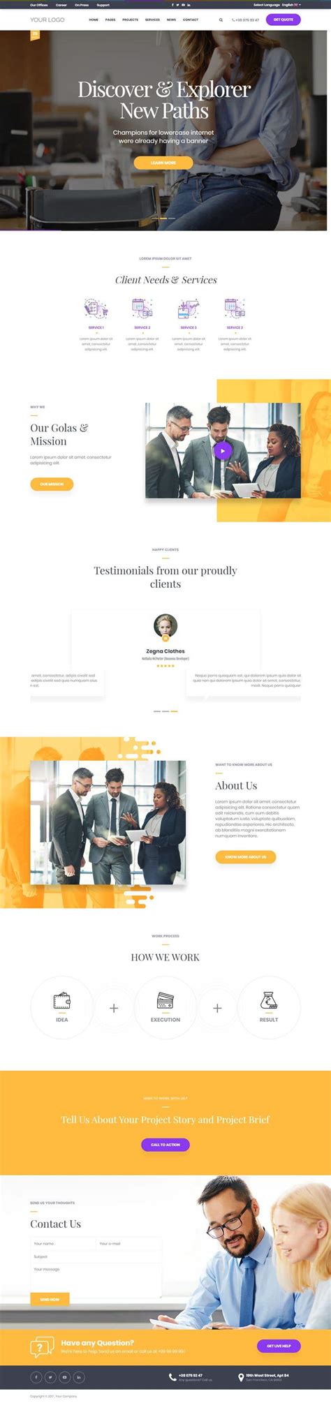 Design A Single Page Based On Wireframe Freelancer