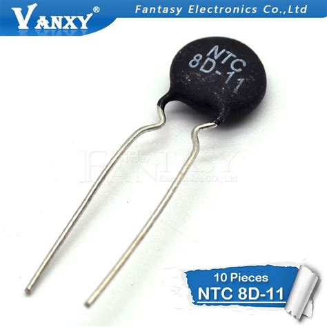 10pcs Ntc Thermistor Resistor Ntc 8d 11 Thermal Resistor Shopee Philippines