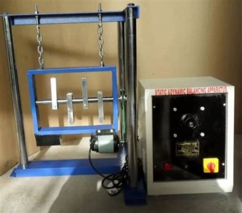 Innovative Research Equipments Static And Dynamic Balancing Apparatus