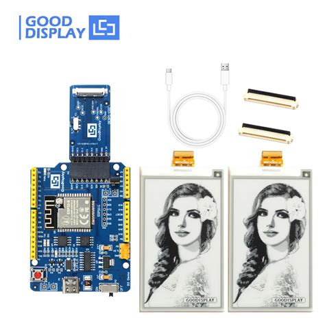 371 Inch E Paper E Ink Screen Module Spi With Epaper Hat Gdew0371w7