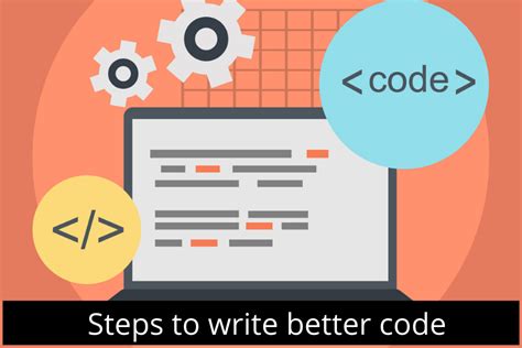 Steps To Write Better Code Writing Good Code Is Not Only A Job Of