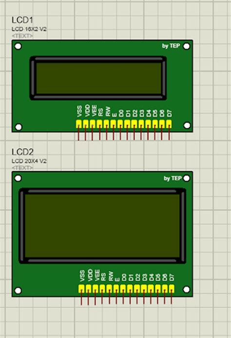 LCD Library For Proteus V The Engineering Projects
