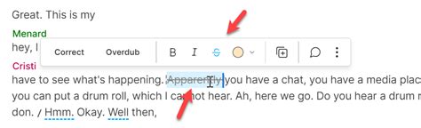 How To Edit Only Text In Descript Storyboard And Leave Video And Audio