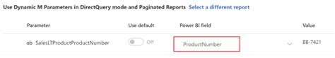 Use Dynamic M Parameters In Directquery Mode And Paginated Reports Pbi Guy