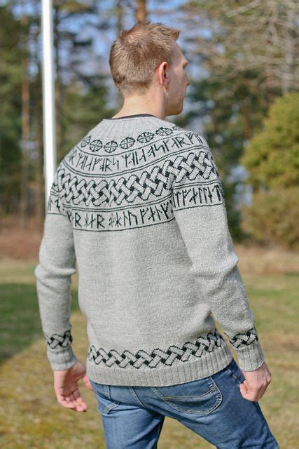Hemlige Vikingen The Secret Viking Pattern By Madeleine Bergh Mens