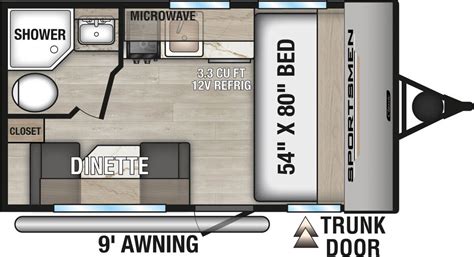 Sportsmen® Classic Travel Trailer Floorplans Kz Rv