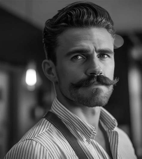Handlebar Moustache Beard And Mustache Styles Mustache Men