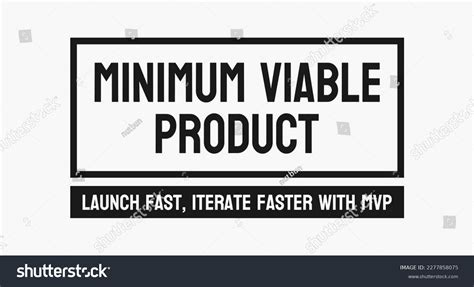 Minimum Viable Product Development Strategy Product Stock Vector Royalty Free 2277858075