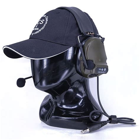 Fcs C3 Headset Comtac3 Pickup Noise Reduction Headphone Tactical