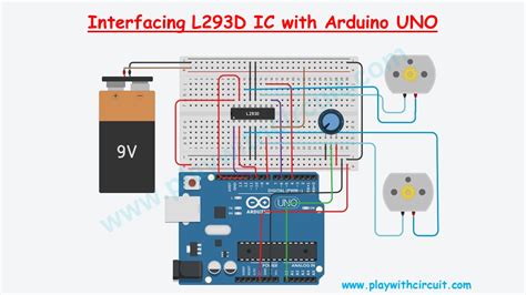 How To Control DC Motors With L D Motor Driver IC And Arduino