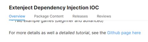 Readme Should Clarify Relation To Modesttreezenject And What Happened To Svermeulenextenject