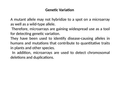 Dna Microaray1pptx Principle And Applications Ppt