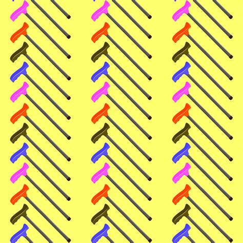 Walking Stick Pattern Illustration Vector On White Background