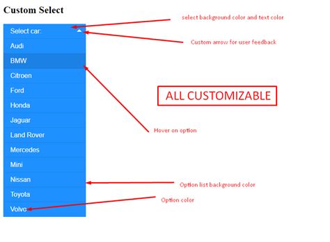 How To Create A Custom Select Menu