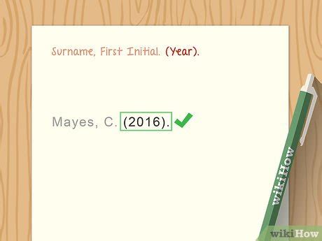 Ways To Cite A Photograph In APA Format WikiHow Life