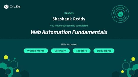 Shashank Reddy On Linkedin Learnbydoing Learnbydoing Criodo Softwaredevelopment Upskill