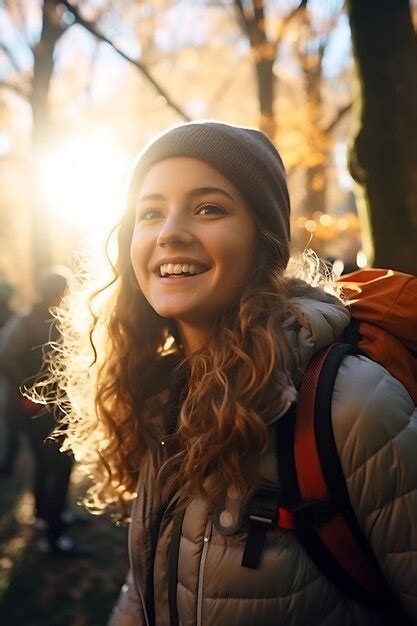 Premium Photo A Girl Recording A Vlog On A Camera Enthusiastic And