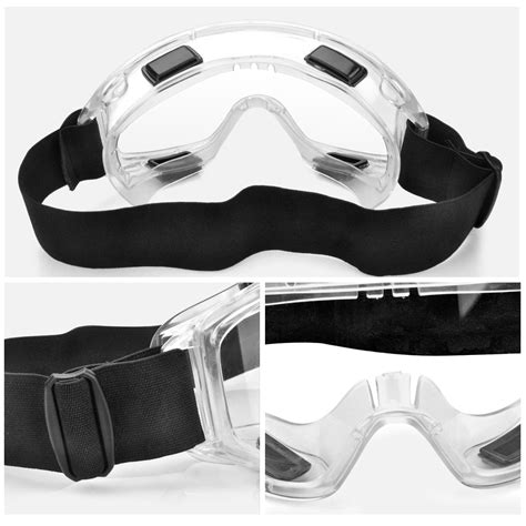 Safety Goggles Glasses With Clear Fog Free Anti Spittle Eye Protection