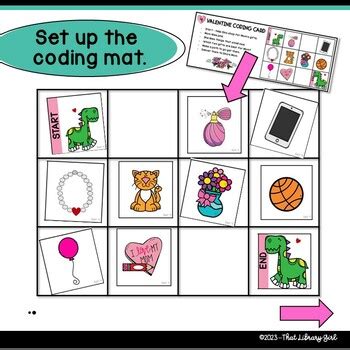 Bee Bot Coding Robot Cards For Valentine S Day By That Library Girl