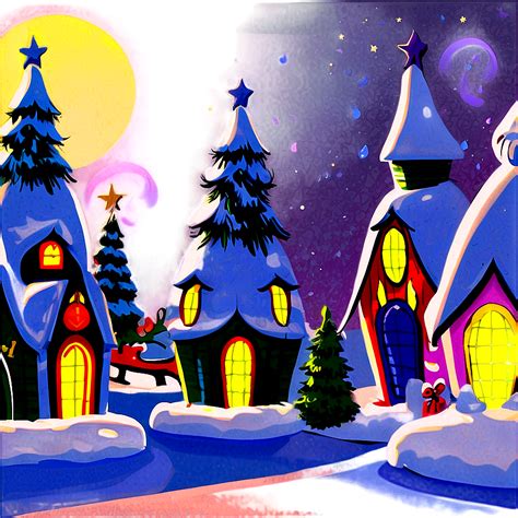 Download Whoville Christmas Village Png Hdw86