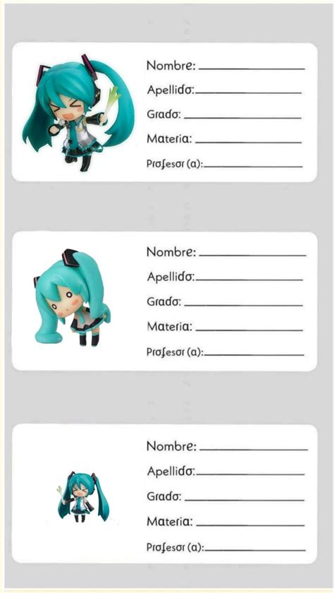 Etiquetas Hatsune Miku Vocaloid Plantilla De Hatsune Miku Anime