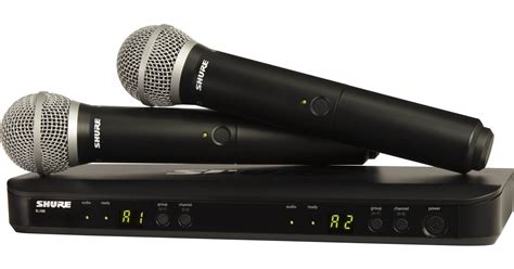 Shure BLX288/PG58 Dual-Channel Wireless Handheld BLX288/PG58-J11