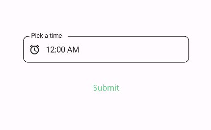 TimePickerField UraniumUI