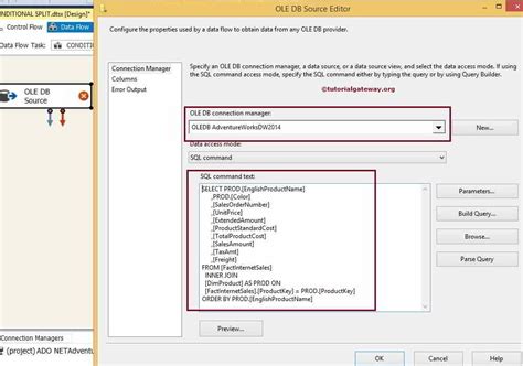 Conditional Split Transformation In Ssis