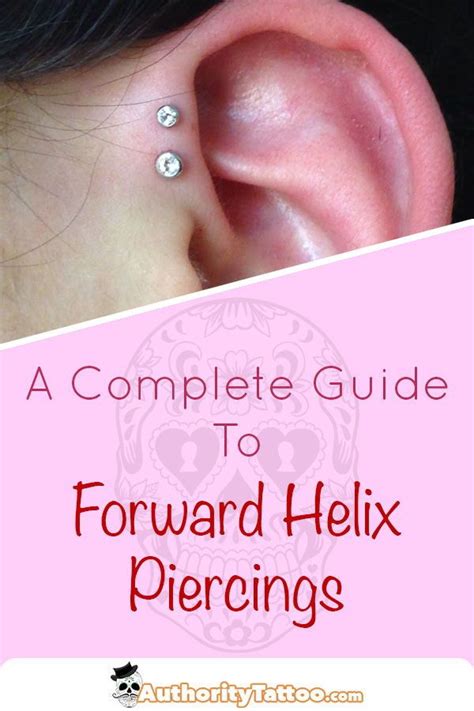 Everything You Need To Know About Forward Helix Piercings Including
