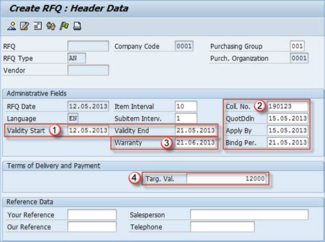 How To Create Rfq Request For Quotation In Sap Sap Academy