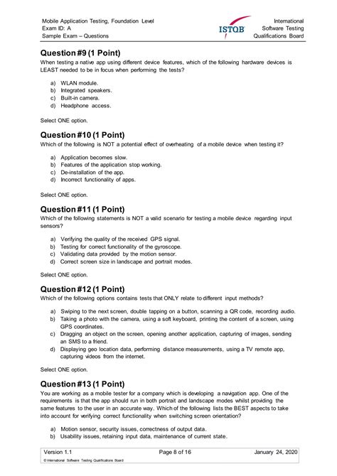 Istqb Performance Tester Sample Questions Answers Pdf