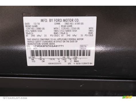 2019 Ford Explorer Limited 4wd Color Code Photos 2019 Ford Explorer Limited 4wd Color Code Photos