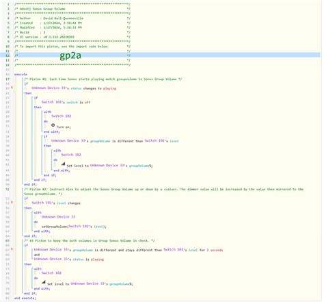 webcore seeking guidance on sonos group volume control via alexa webcore hubitat