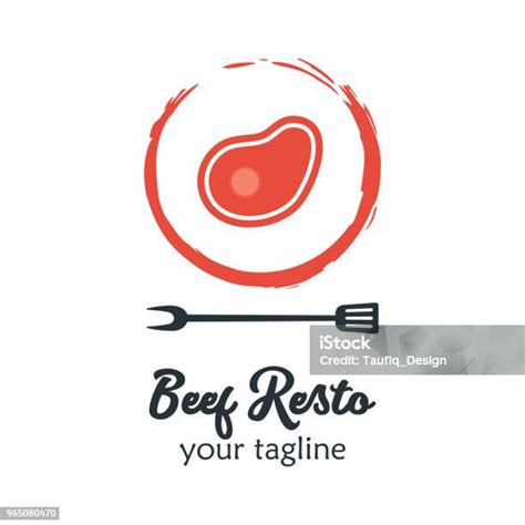 좋은 음식 아이콘 아이콘 레스토랑 요리 주방 식당 취사 설계 개념 쇠고기와 포크 주걱 벡터 일러스트 레이 션 개념에 대한 스톡 벡터 아트 및 기타 이미지 Istock
