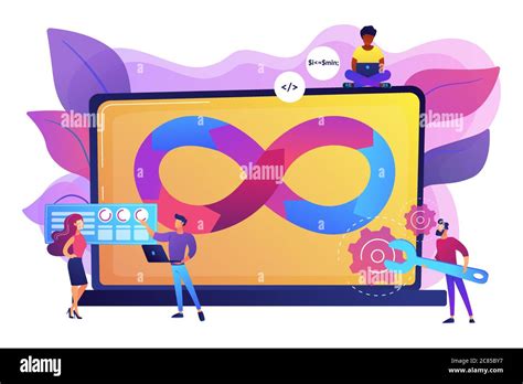 Devops Team Concept Vector Illustration Stock Vector Image And Art Alamy