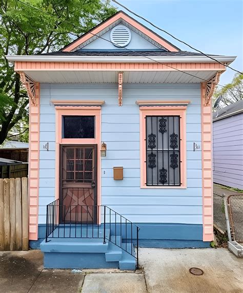 40 New Orleans Shotgun House Exterior Color Schemes For Maximum Curb