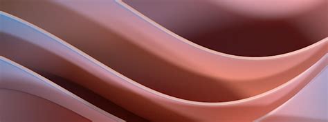 온화하고 우아한 곡선은 유기적인 곡선 청록색과 주황색 추상적이고 우아하고 현대적인 3d 렌더링 이미지의 일종입니다 곡선에 대한 스톡 사진 및 기타 이미지 Istock