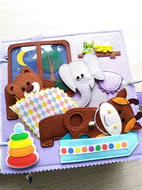 Книжка из фетра по стихам А Барто в интернет магазине на Ярмарке Мастеров Кубики и книжки